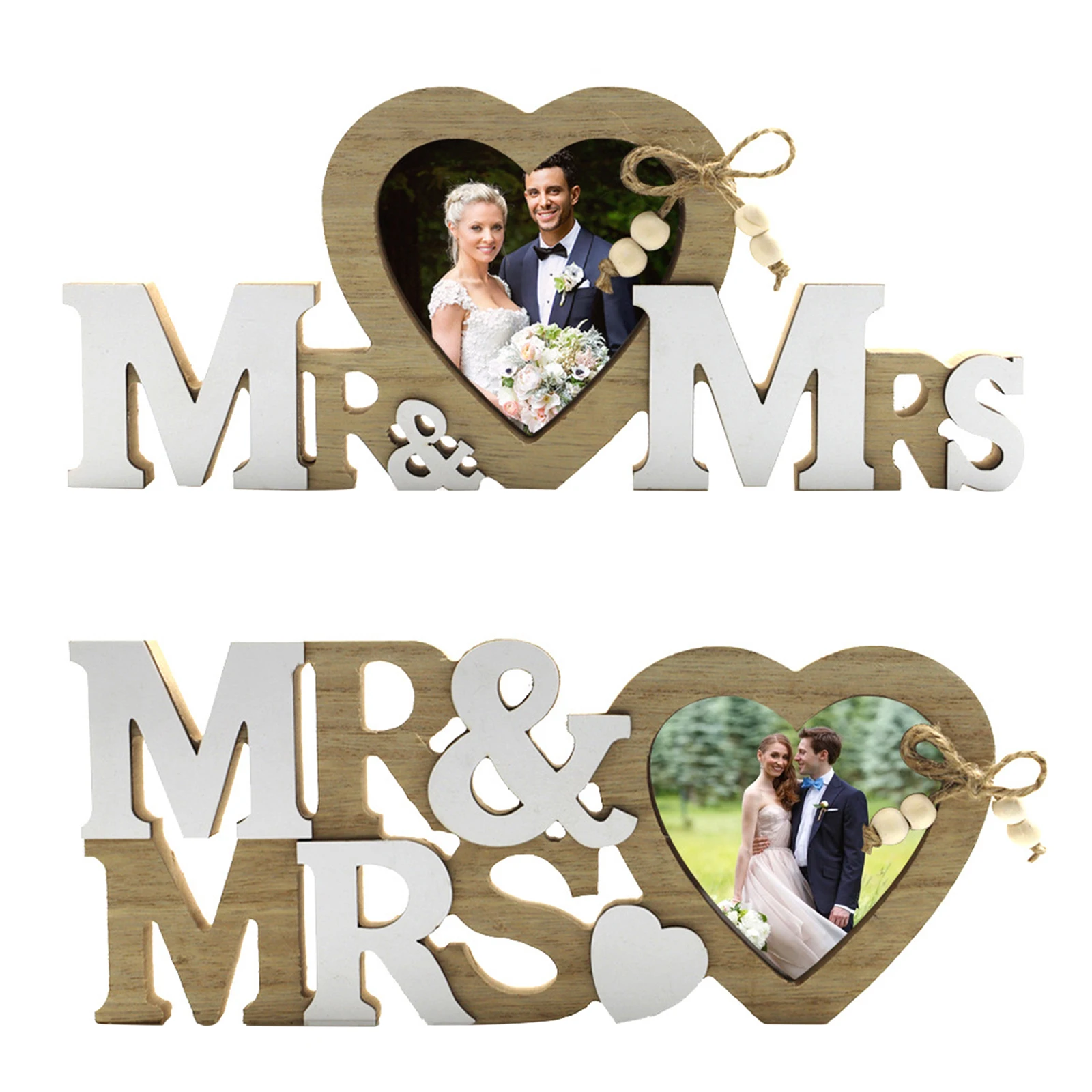 Mr-Mrs-Wedding-Love-Wood-Display-Easels-Rustic-Wedding-Engagement-Decor ...