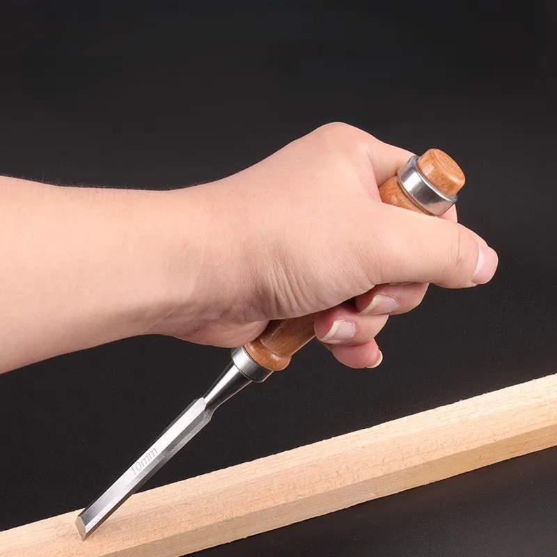 Professional-Wood-Carving-Chisel-6-12-18-24mm-Carpentry-Flat-Chisels ...