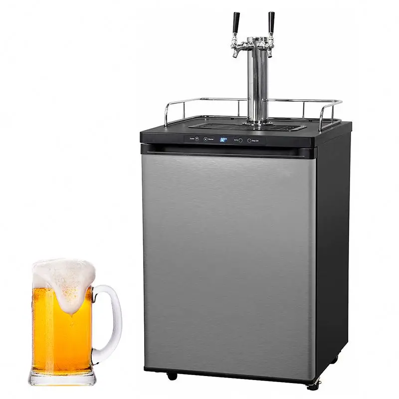 multi-function-counter-draft-beer-cooler-with-2-taps-beer-dispenser ...