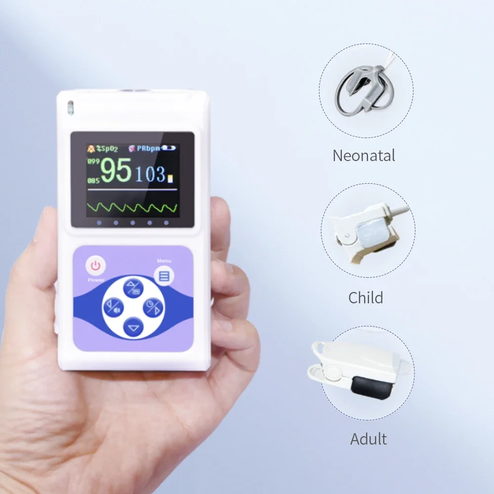 Ox-metro-de-pulso-Neonatal-port-til-Sensor-de-sonda-SPO2-con-yema-del ...