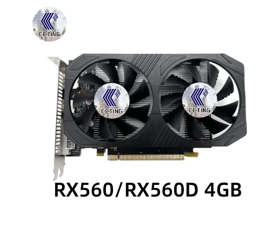 Tarjeta de vídeo CCTING RX 560 RX560D 4GB GDDR5 tarjetas gráficas RX500 RX560D VGA RX560 4G ...