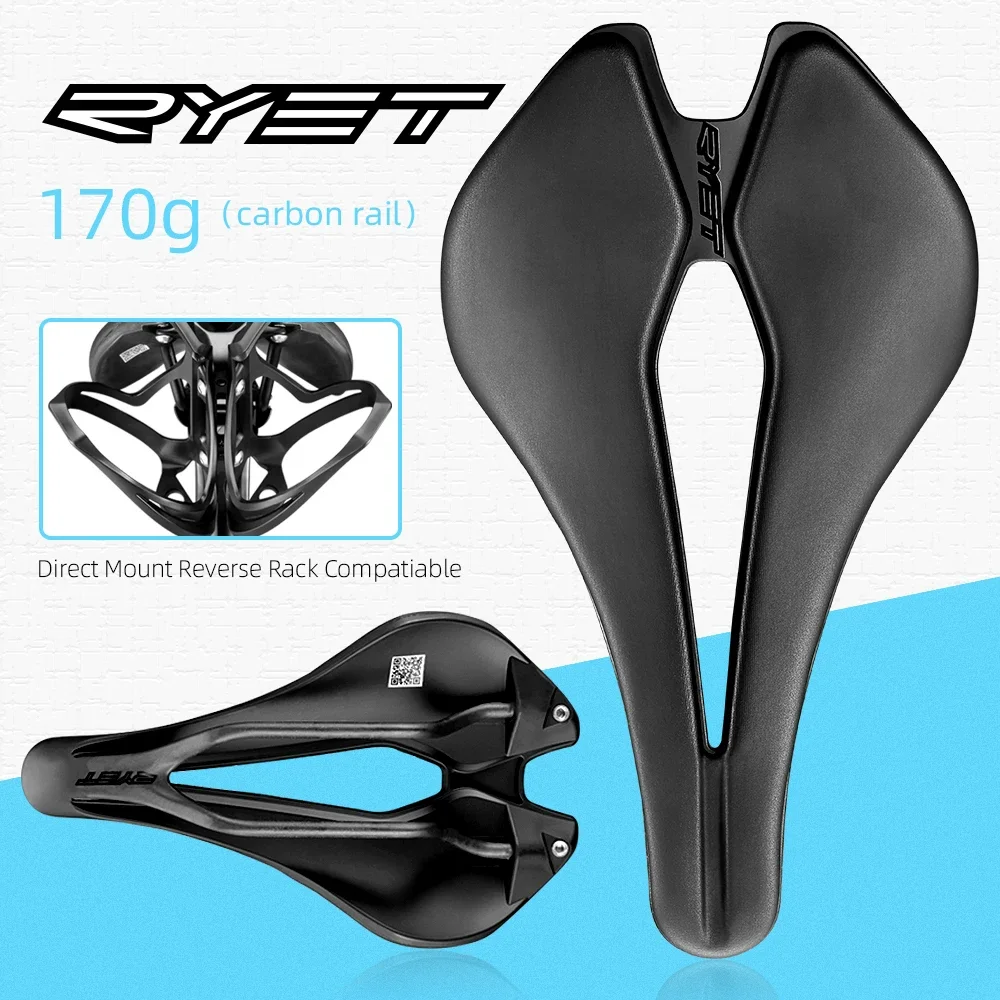 RYET 3D Printed Carbon Steel MTB Road Racing Bicycle Saddle Ultra ...