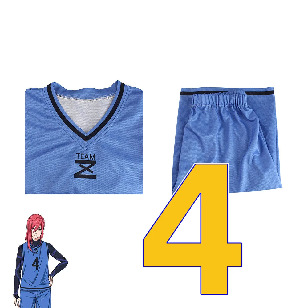 Disfraz de Cosplay de Anime Blue Lock, camisetas de Chigiri Hyoma ...