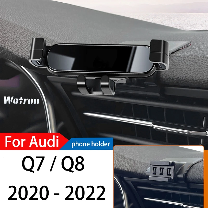 Car-Phone-Holder-For-Audi-Q7-Q8-2020-2022-GPS-Special-Gravity ...