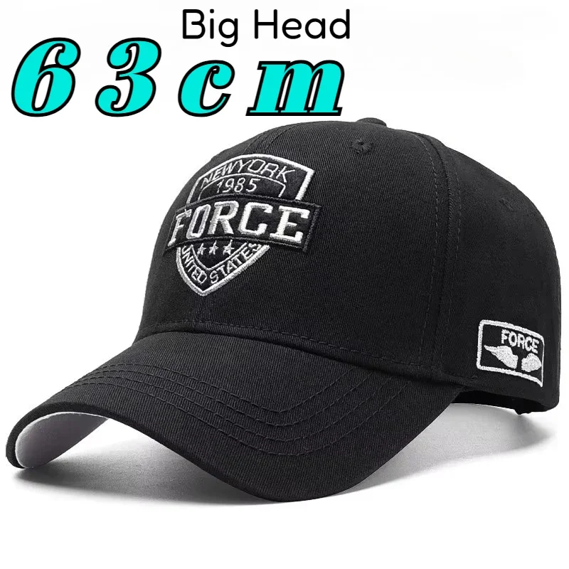 New Big Size 63cm Letter Embroidered Baseball Caps Summer Sunshade ...