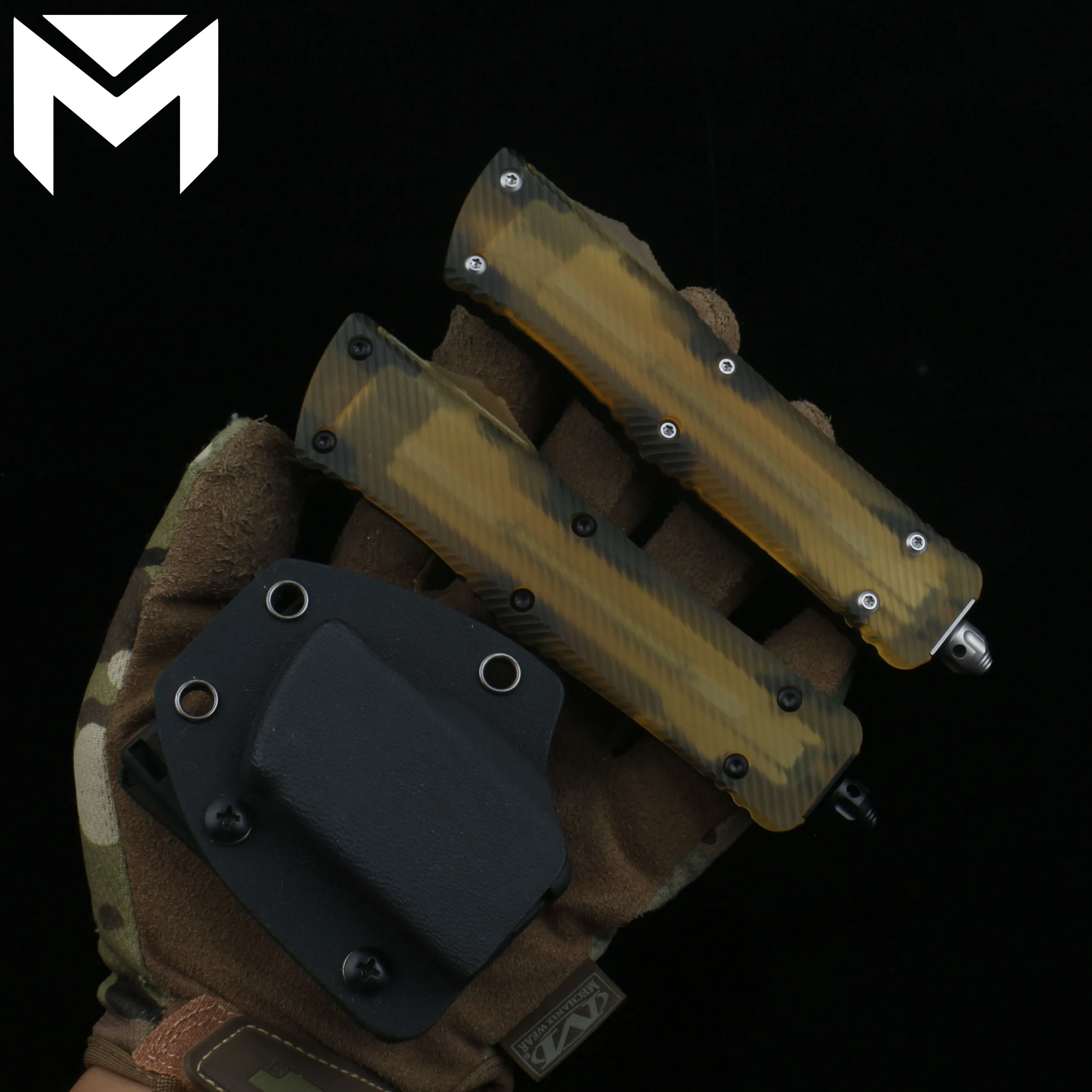 MICRO EDC TECH PEI CT 헬하운드 나이프 블랙 D2 스틸 블레이드 경도 항공 알루미늄 핸들 MT ﻿ 휴대용 칼 ...