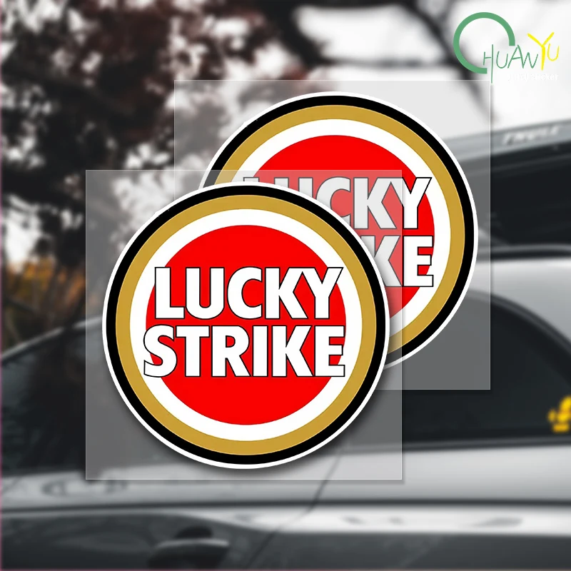 Creative-Lucky-Strike-Car-Sticker-Motorcycle-Bumper-Trunk-Laptop-Window ...