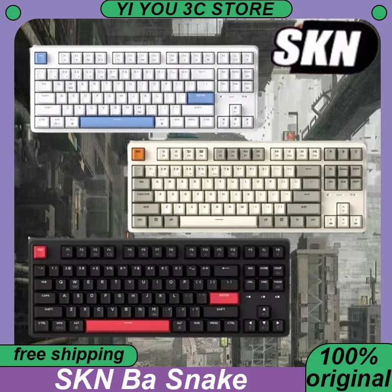 SKN-Ba-Snake-Mechanical-Keyboard-Wired-Wireless-Tri-mode-Esports ...