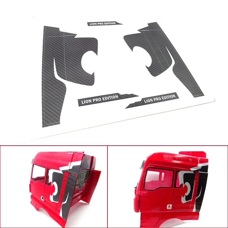 Decorative-Stickers-Cockpit-Paint-for-1-14-Tamiya-RC-Truck-Trailer ...