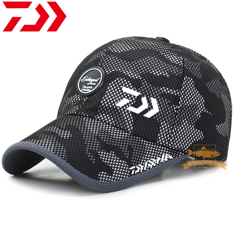 DAIWA Fishing Sun Hat Summer Outdoor Sports Travel Mesh Breathable ...
