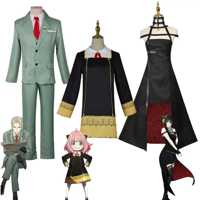 Spy×family Cosplay Yor Forger Dresses Twilight Loid Forger Costume Anya ...
