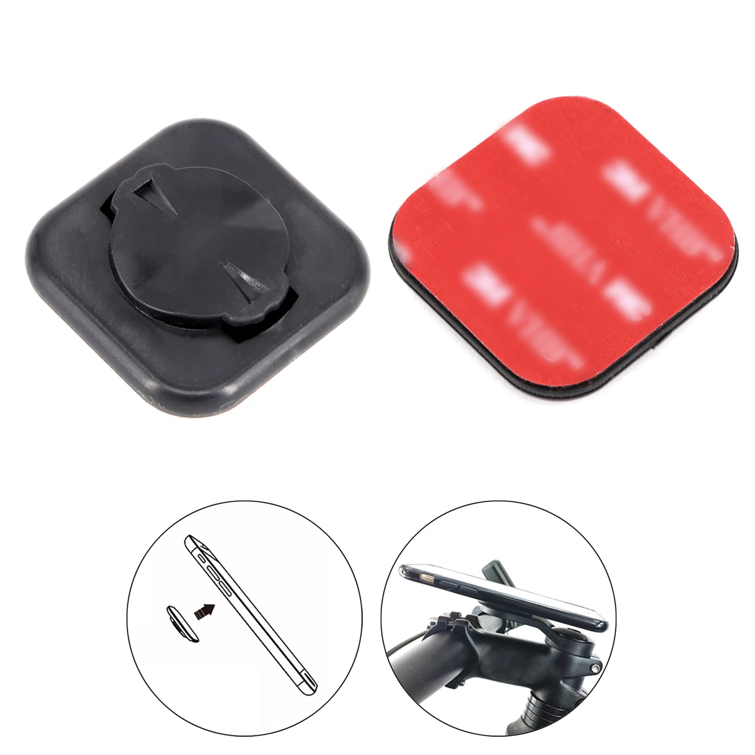 Portable-Black-Phone-Plastic-Cycling-Stick-Adapter-GPS-Computer-Bracket ...