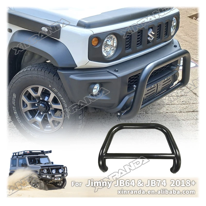 Front small Bull Bar Bumper Steel for Suzuki Jimny JB74 JB64 JB74w JB64w 2018 2023 Sierra ...