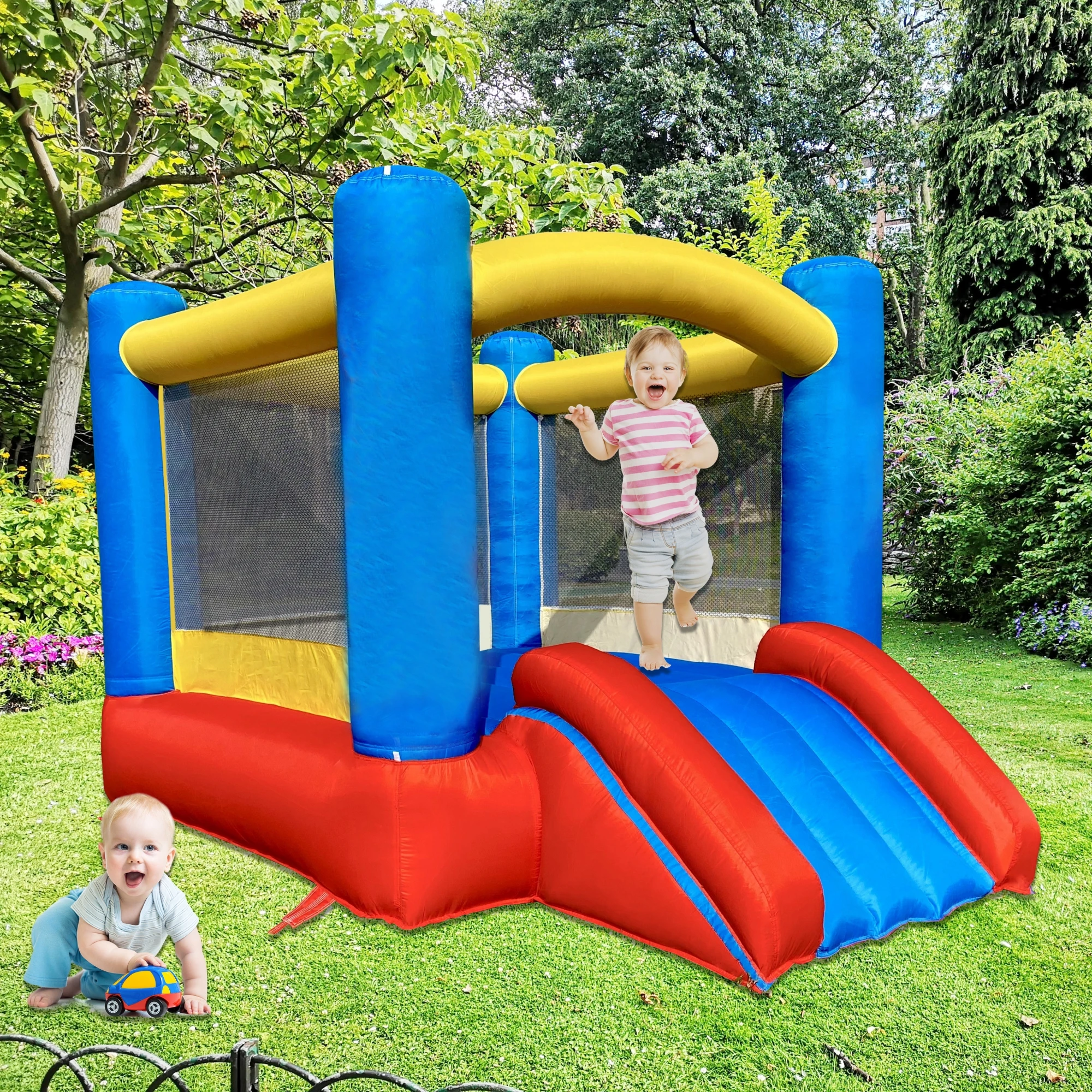 6-8ft-Muticolor-Inflatable-Mini-Bouncy-Castle-Jumping-house-For-Party ...