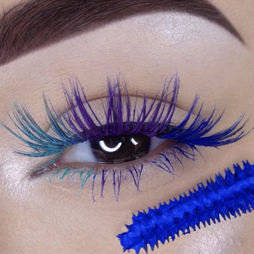 Mascara-colorato-in-fibra-di-seta-5D-impermeabile-allunga-l-estensione ...