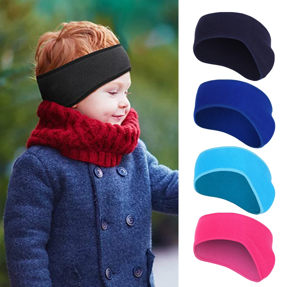 Kids-Winter-Fleece-Earmuffs-Cold-Weather-Ear-Warmer-Cover-Ski-Snowboard ...