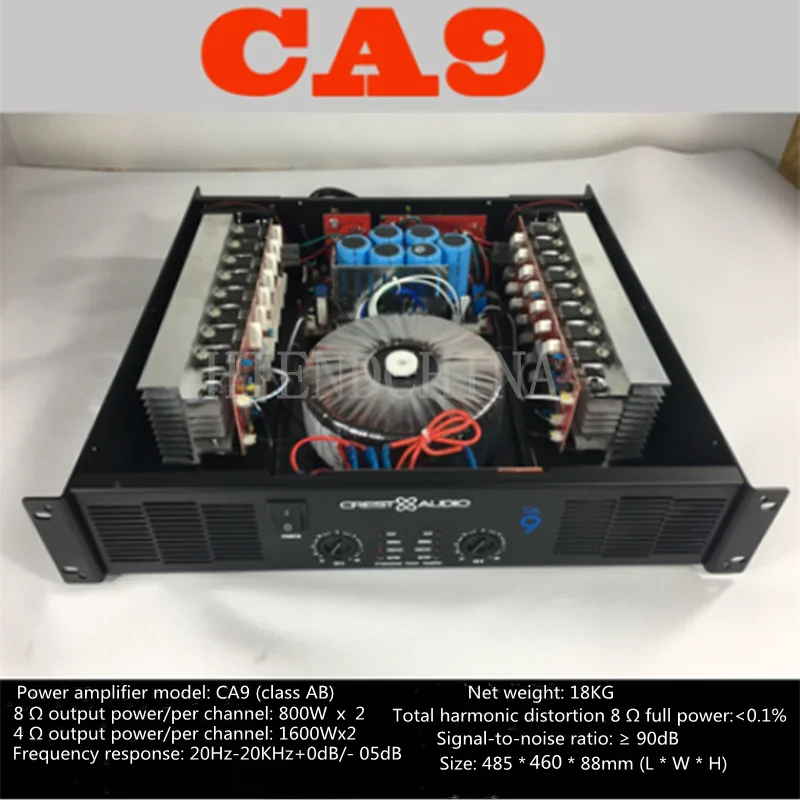 CA9-Professional-Power-Amplifier-Pure-Power-Amp2-Channels-2U-KTV-Stage ...