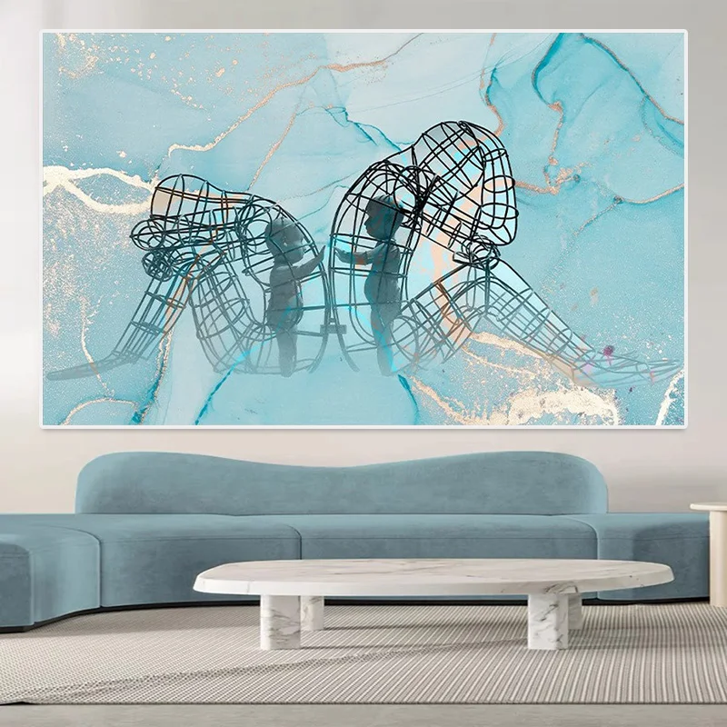 Burning-Man-Festival-Love-Sculpture-Poster-Wall-Art-Pictures-Canvas ...