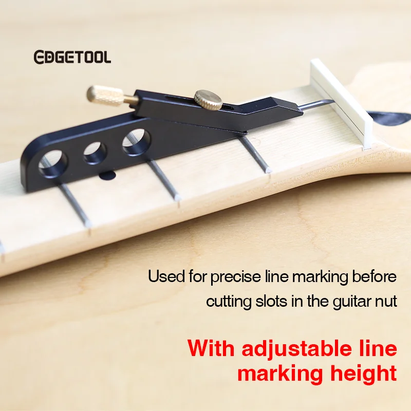 Guitar-nut-scrbe-tool-mark-nut-and-saddle-height-for-slot-Loothsaber ...