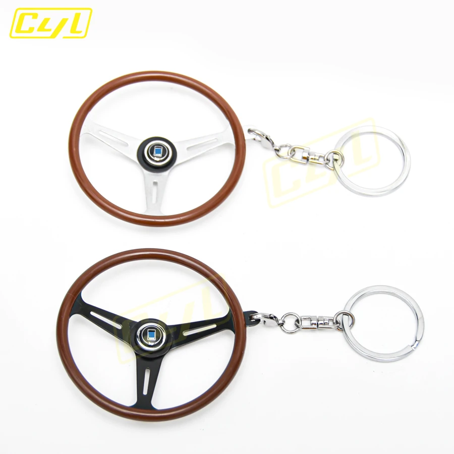 JDM Car Accessories Steering Wheel Personality Modified Car Key Chain ...