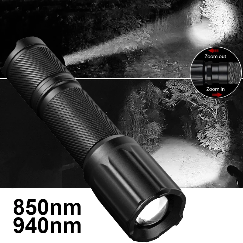 Vcsel 850nm 940nm Infrared Flashlight Zoomable Tactical Weapons Ir ...