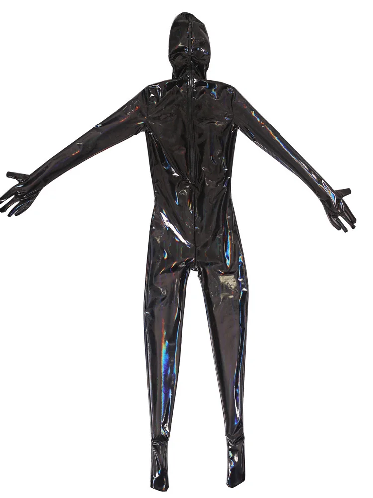 Body-completo-de-l-tex-el-stico-leotardo-Sexy-con-cremallera ...