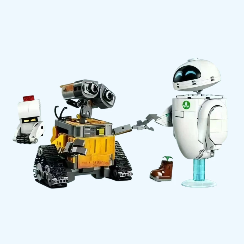 2026 NEW FIT Wall-E und Eve Roboter-Bausatz – 43279 Niedliche Cartoon ...