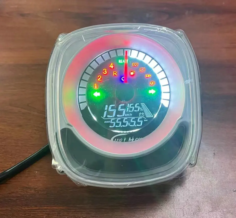 LIGHTENED-SPEEDOMETER-LCD-DISPLAY-48V-120V-Universal-ELECTRIC-Scooter ...