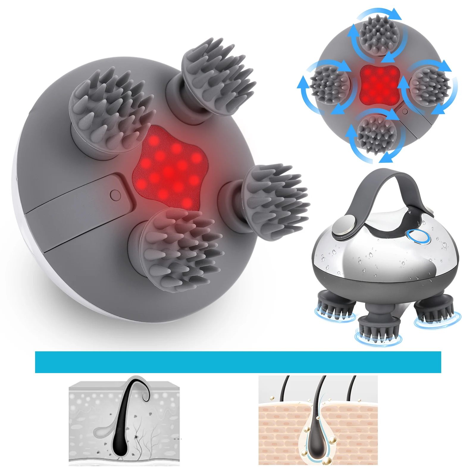 Infrared-Hair-Stimulator-with-8-Silicone-Massage-Heads-Handheld-Hair ...