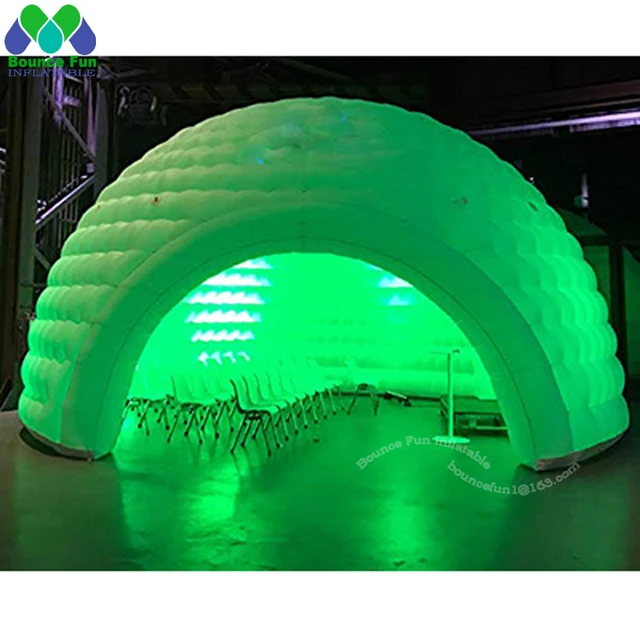Original Special Giant LED Inflatable Dome Tent With Big Opennings Blow ...