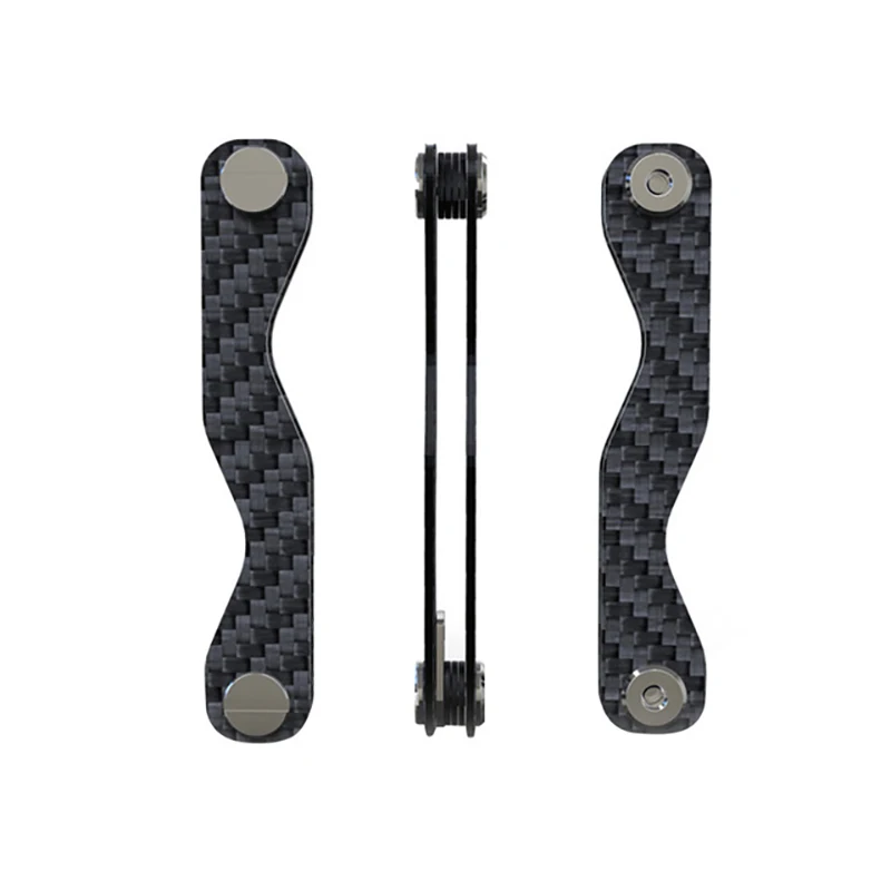 Carbon-Fiber-Key-Holder-Smart-Key-Wallet-DIY-Keychain-EDC-Pocket-Car ...