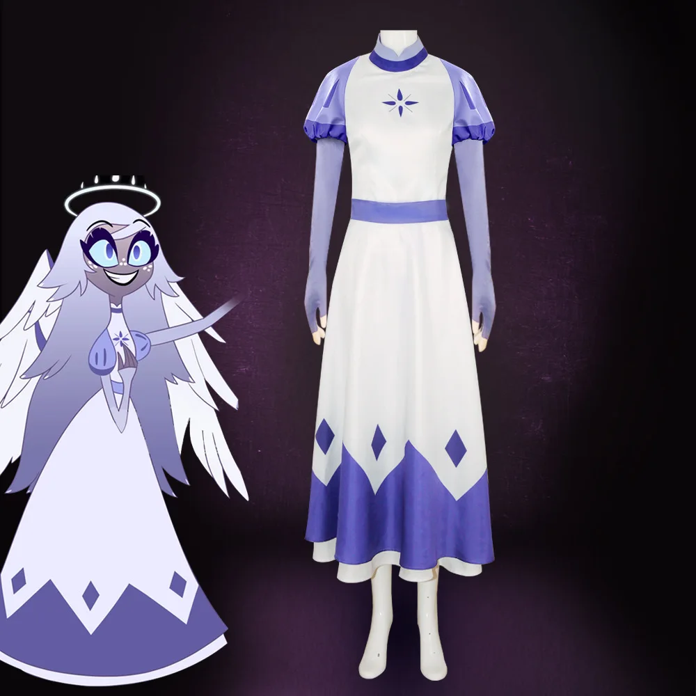 Anime-Hazbin-Engel-Emily-Cos-Seraphim-Cosplay-Kost-m-Engel-Halo-Cosplay ...