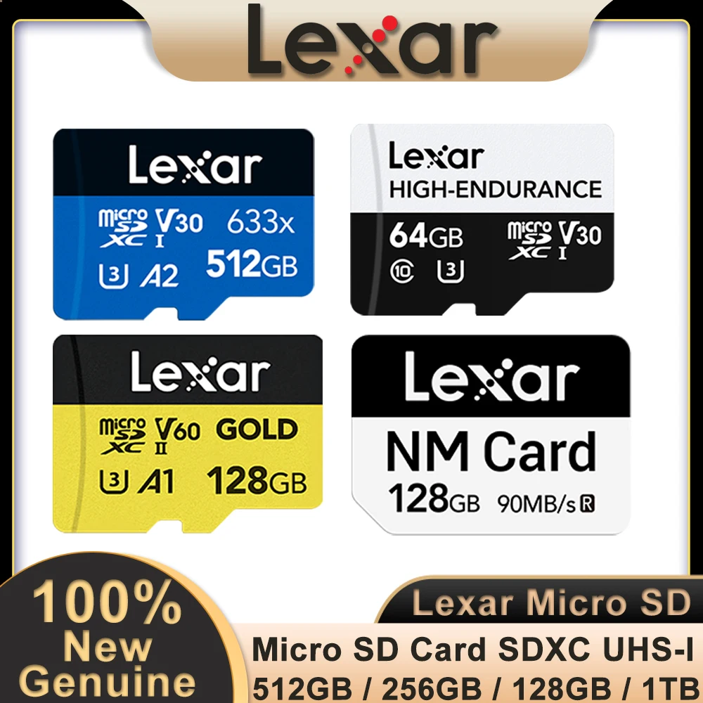 Original-Lexar-633x-Micro-SD-Card-GOLD-UHS-I-Memory-Card-HIGH-ENDURANCE ...