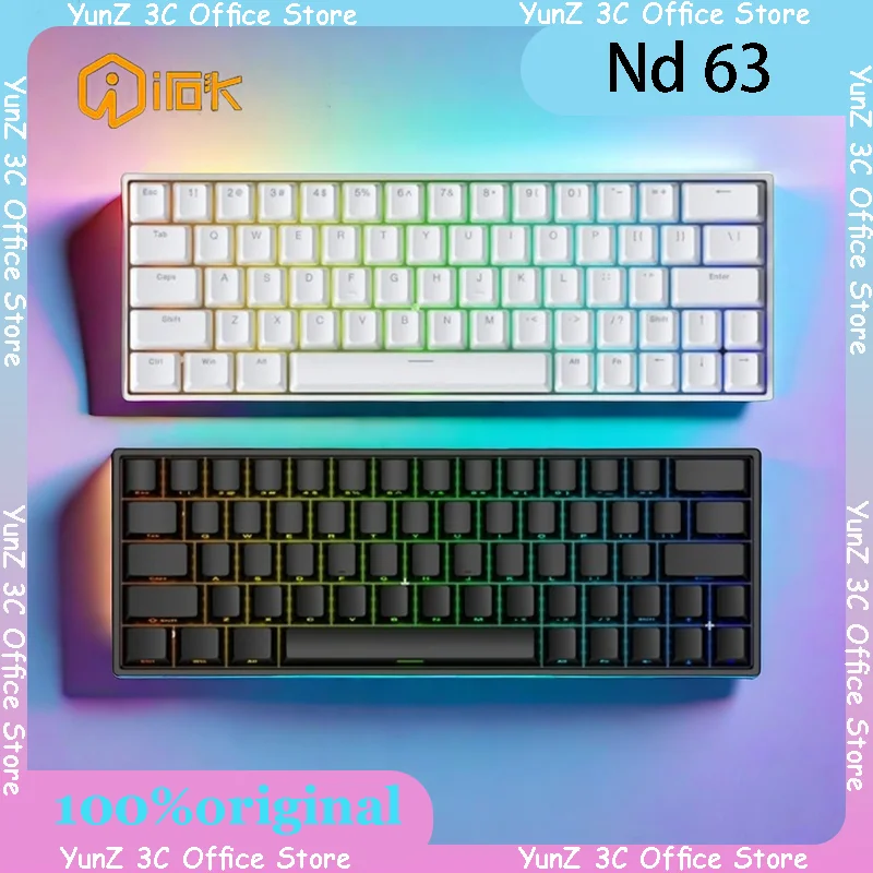 Irok-Nd63-Pro-Mechanical-Keyboard-Wired-Magnetic-Switch-Hot-Swappable ...