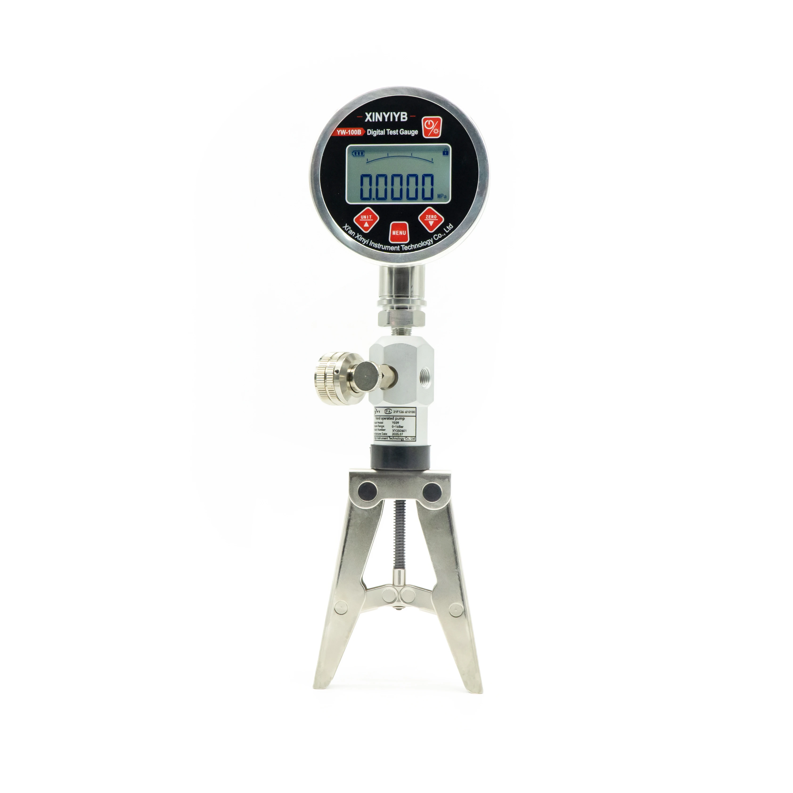 20bar Hand Pressure test Pump Pneumatic Hand Pumps Portable Pressure ...