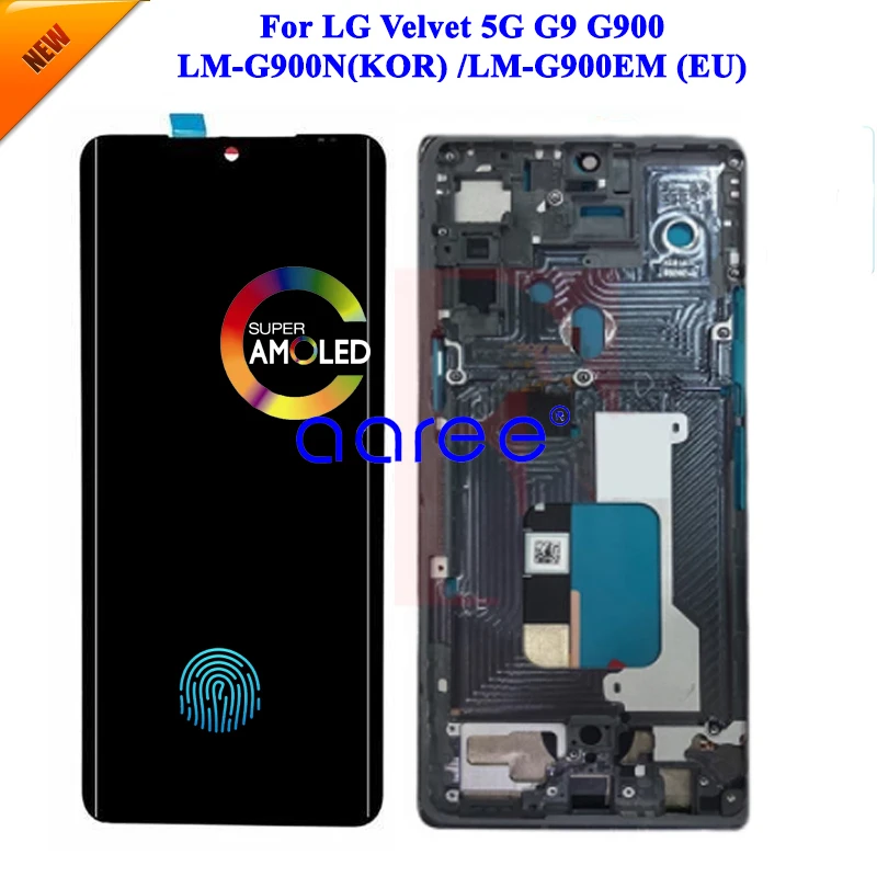 Exposi-o-do-LCD-para-LG-Velvet-5G-tela-t-ctil-conjunto-do-digitalizador ...