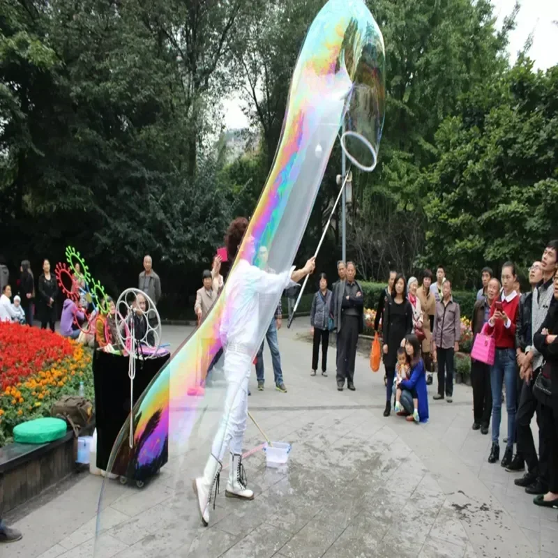 Colorful Bubble Show Props for Parties - Pop Fly Double Dragon Rainbow ...