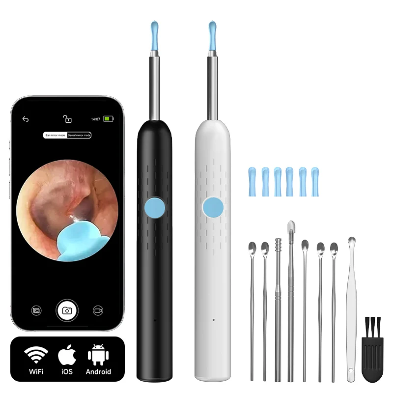 Visual Wireless Endoscope 4.2mm HD 1080P Camera for iOS/Android WiFi ...