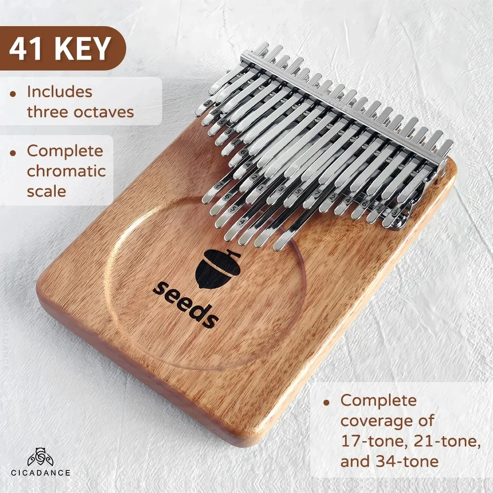 Seeds-Chromatic-Kalimba-41-Keys-C-Tone-3-Layer-Professional-Thumb-Piano ...