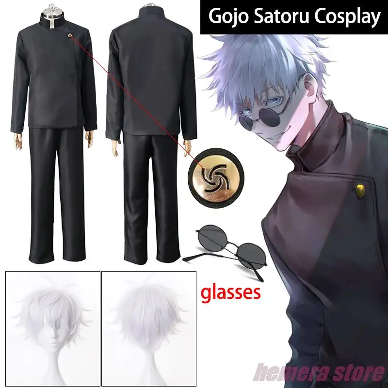 Gojo-Satoru-Cosplay-Costume-Cos-Cosplay-Costume-Anime-Uniform-Wig ...