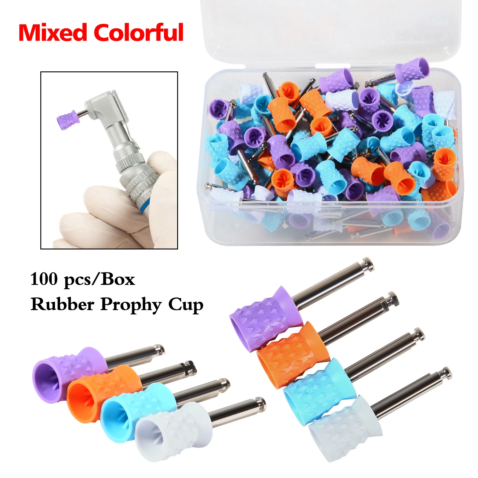 100Pcs-box-Dental-Prophy-Disposable-Tooth-Polishing-Cup-Rubber-With ...