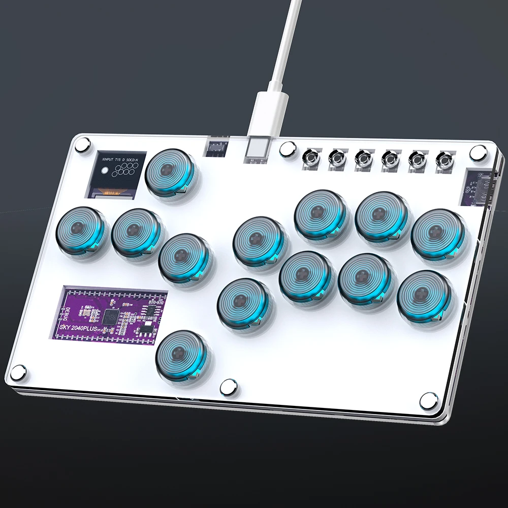 Romoral-Arcade-Fighting-Keyboard-13-Keys-Arcade-Joystick-Hitbox ...