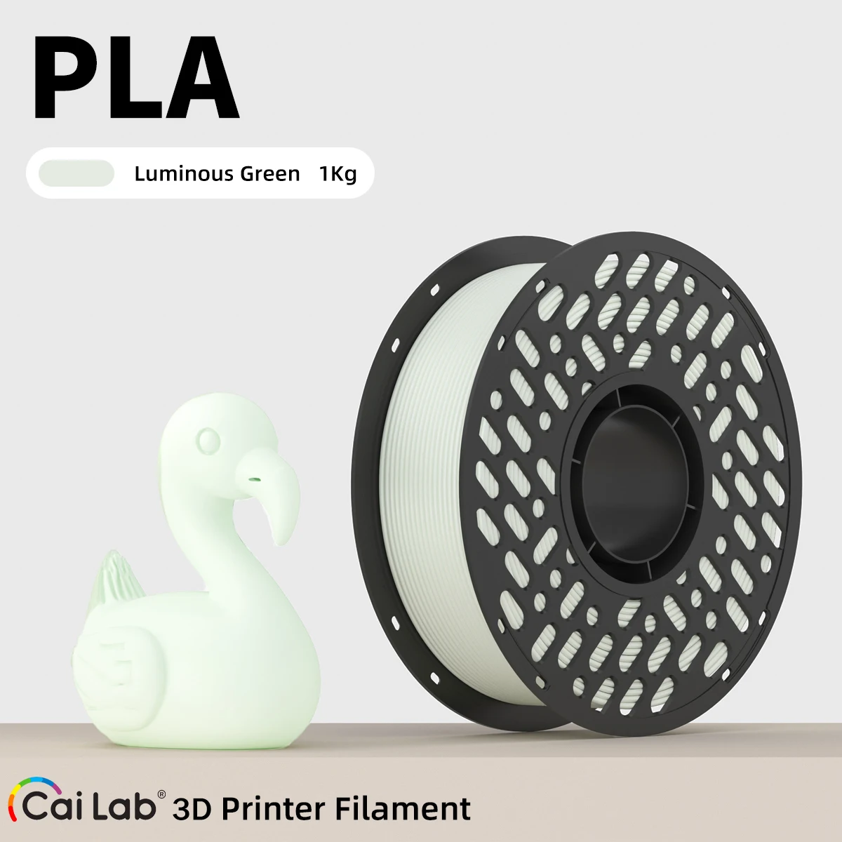 CaiLab 1KG Filamento de impressora 3D PLA luminoso 1,75 mm para ...