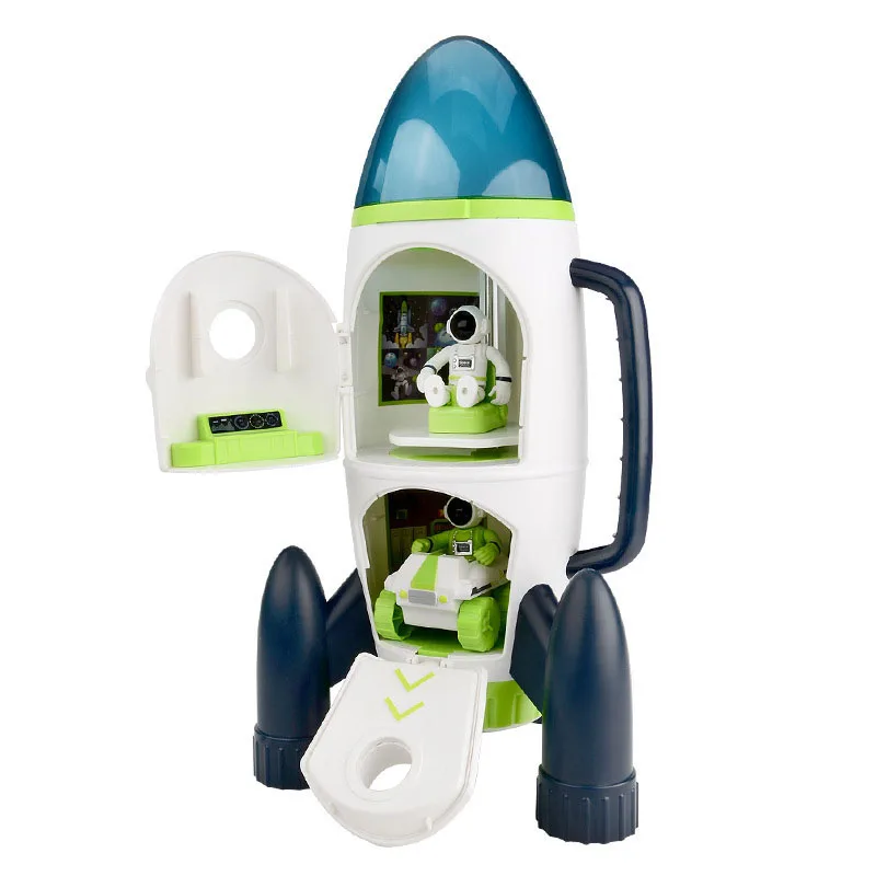 Space-Rocket-Toy-Astronaut-Spaceship-Toy-Kids-Early-Education-Toy ...
