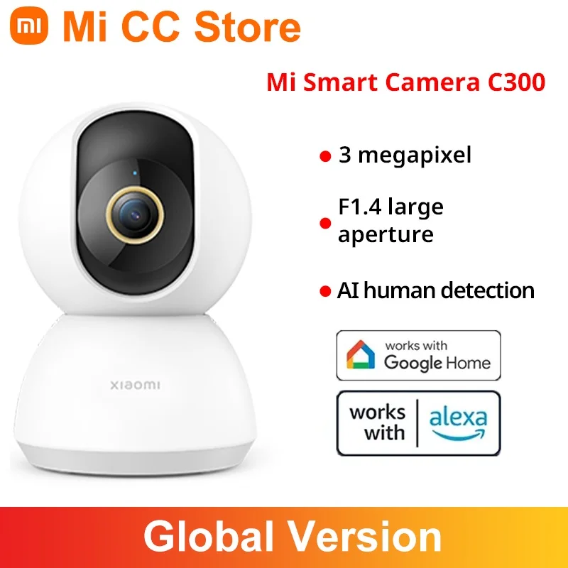 Global-Version-Xiaomi-360-Home-Security-Camera-C300-Super-Clear-2K ...