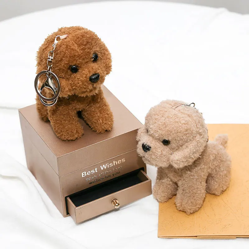 New-12cm-Cute-Teddy-Dog-Plush-Keychain-Small-Pendant-Kids-Toys-Backpack ...