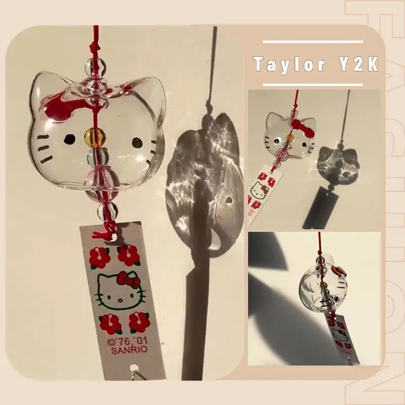 Sanrio-Hello-Kitty-Wind-Chime-Anime-Handmade-Glass-Wind-Bell-Craft ...