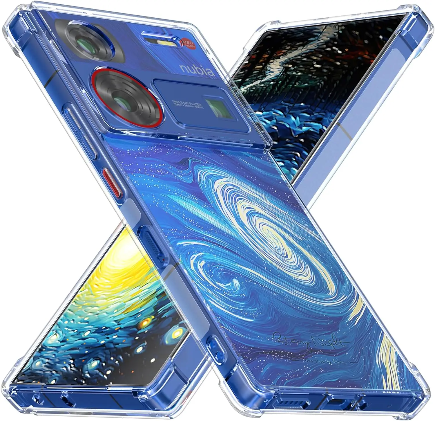 Reinforced Corners Shockproof Soft TPU Back Cover Case For ZTE nubia ...