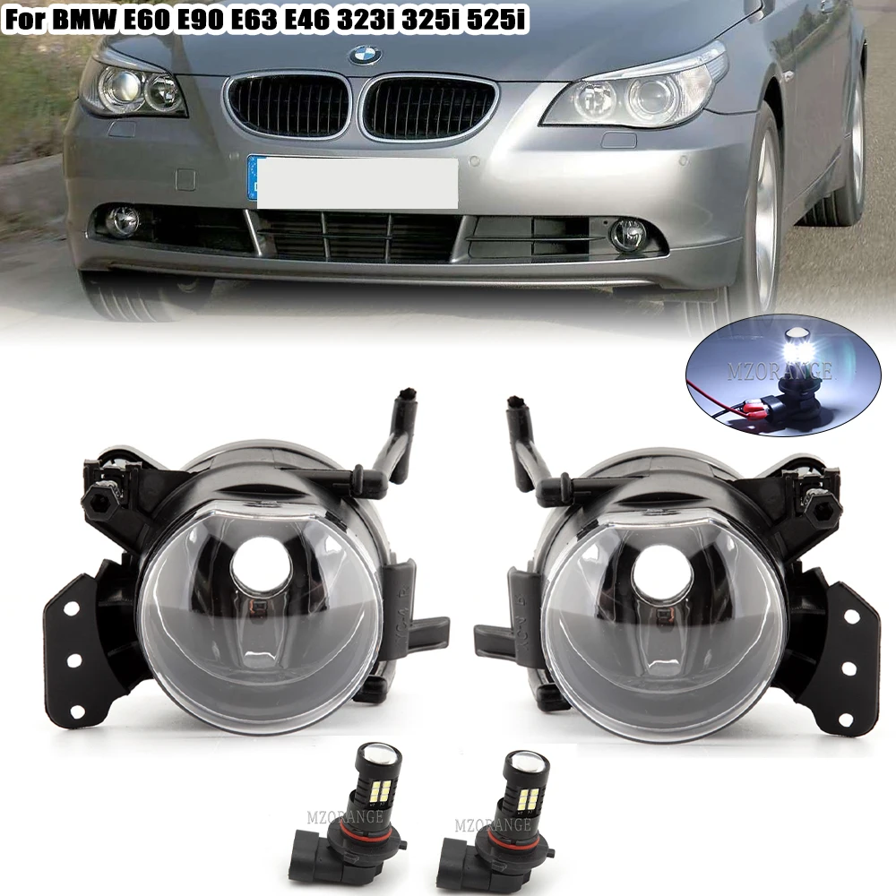 Front-Fog-Light-Fog-Lamps-For-BMW-E60-E90-E63-E46-323i-325i-525i ...