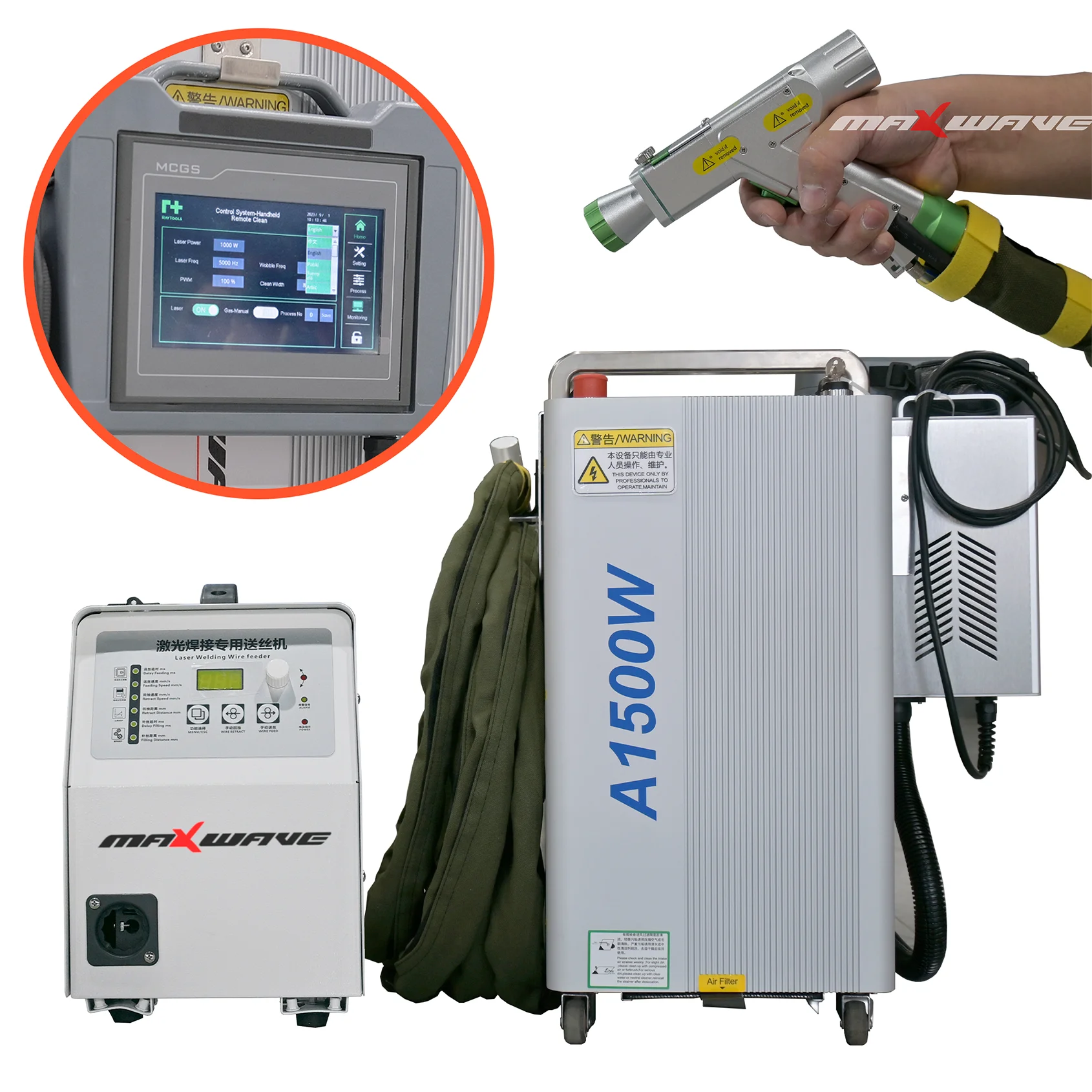 MAXWAVE-Fiber-Laser-Handheld-Welding-Machine-4-IN-1-Cleaner-Cutter ...